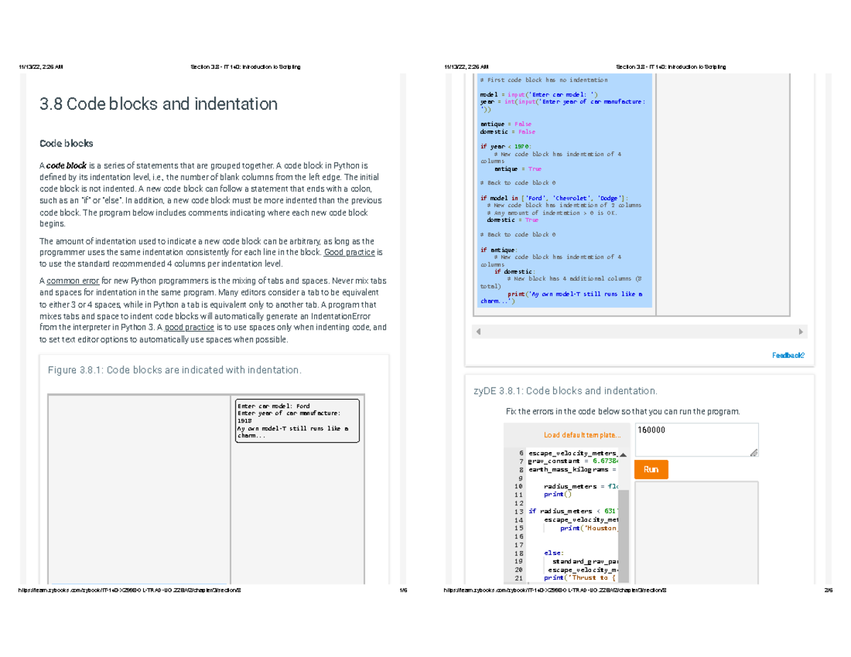 Section 3.8 Notes - IT 140 Intro to Scripting: Code Blocks ...