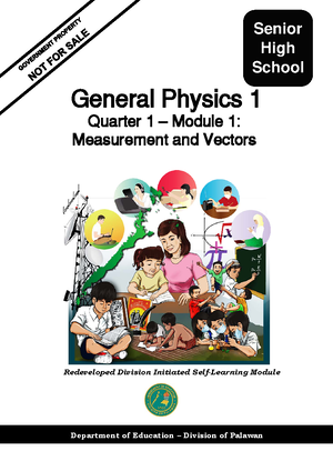 Senior General Physics 1 Q1 Module 1 - - Studocu