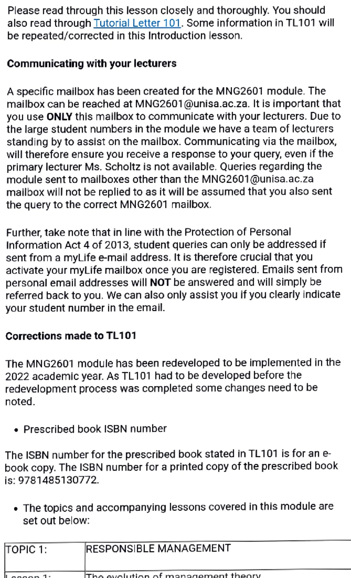 MNG2601 ASS 1: Introduction & Important Info for Submission - Studocu