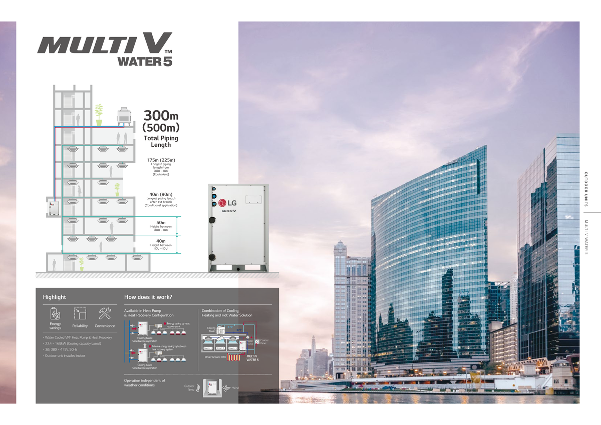LG Multi V Water 5 Outdoor Units Catalogue: Innovative Energy Solutions ...