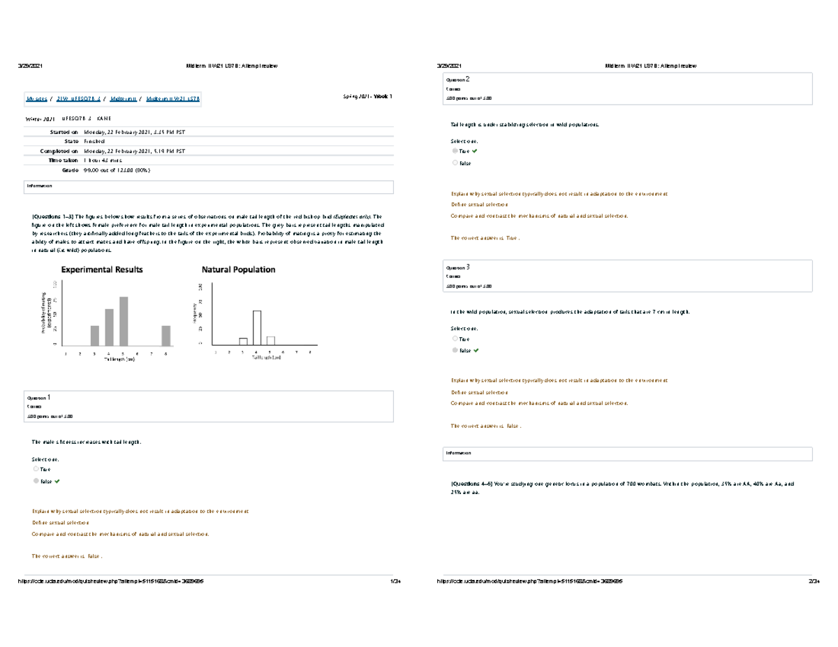 LS 7B Midterm 2 - Exam - My sites / 21W-LIFESCI7B-3 / Midterm II ...