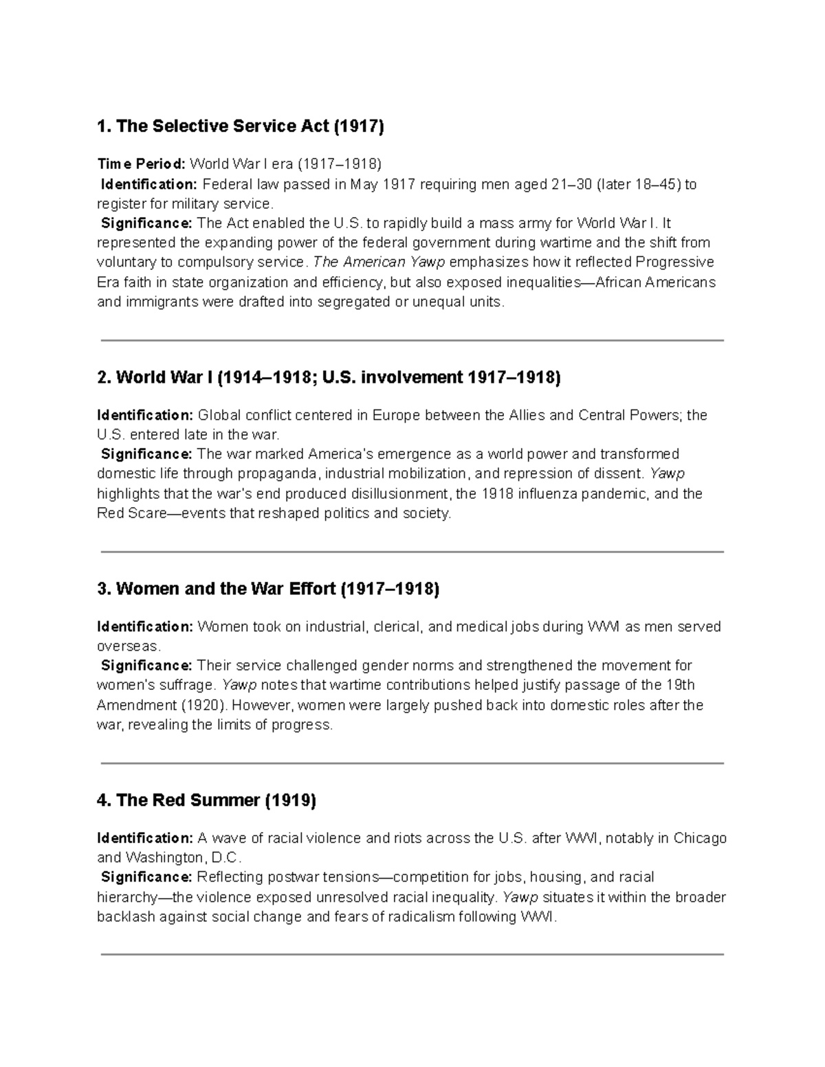 Course Notes on U.S. History Events & Key Figures (HIST 101) - Studocu