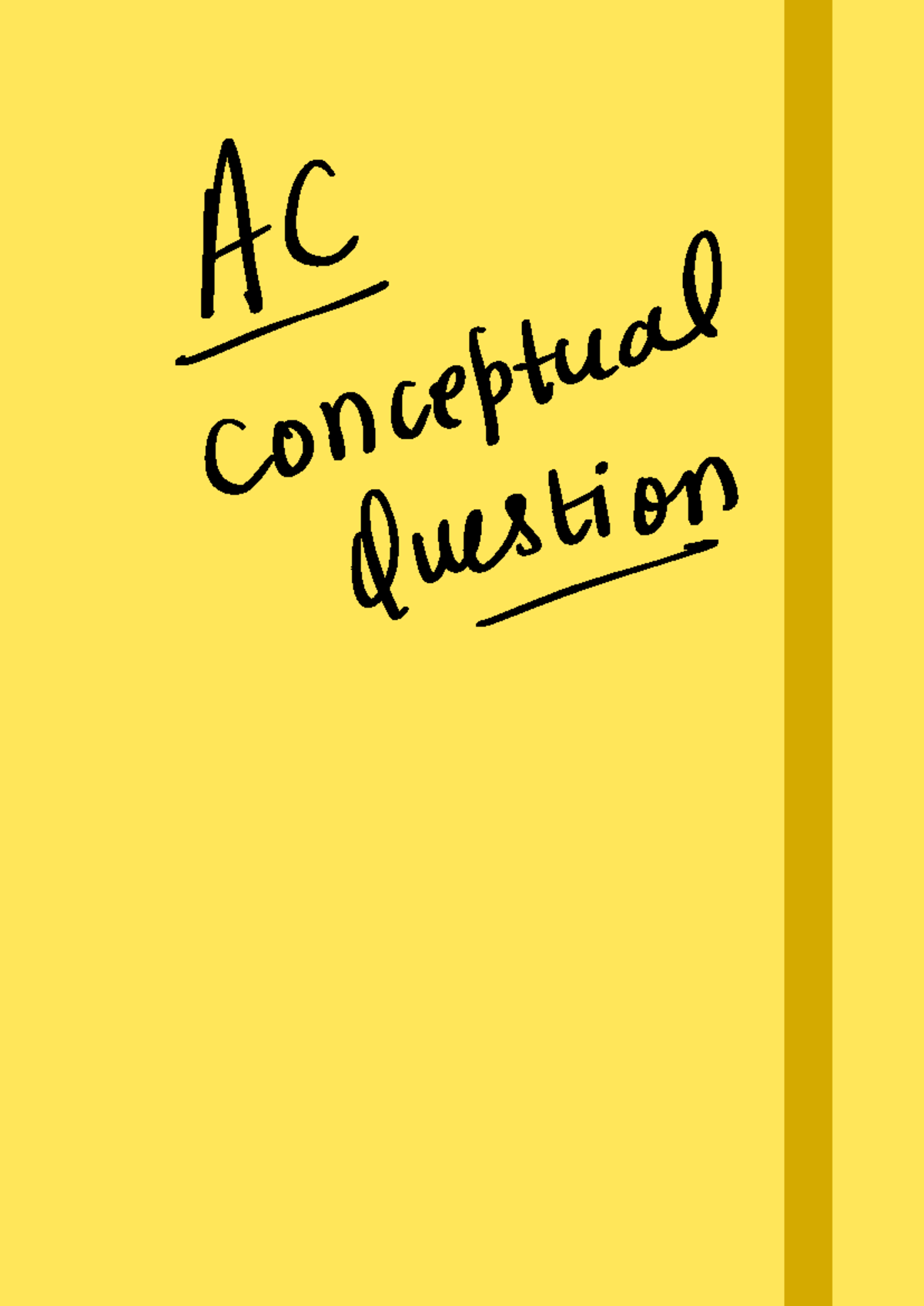 Chapter 7 Important PYQs on AC and DC Circuit Behavior - Studocu