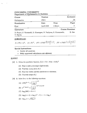 Course Outline MATH208 4 25 - Departmental website concordia/artsci ...