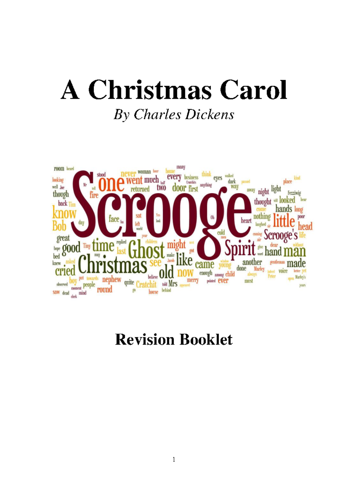 A Christmas Carol (ENG 101) Revision Guide: Themes, Characters ...