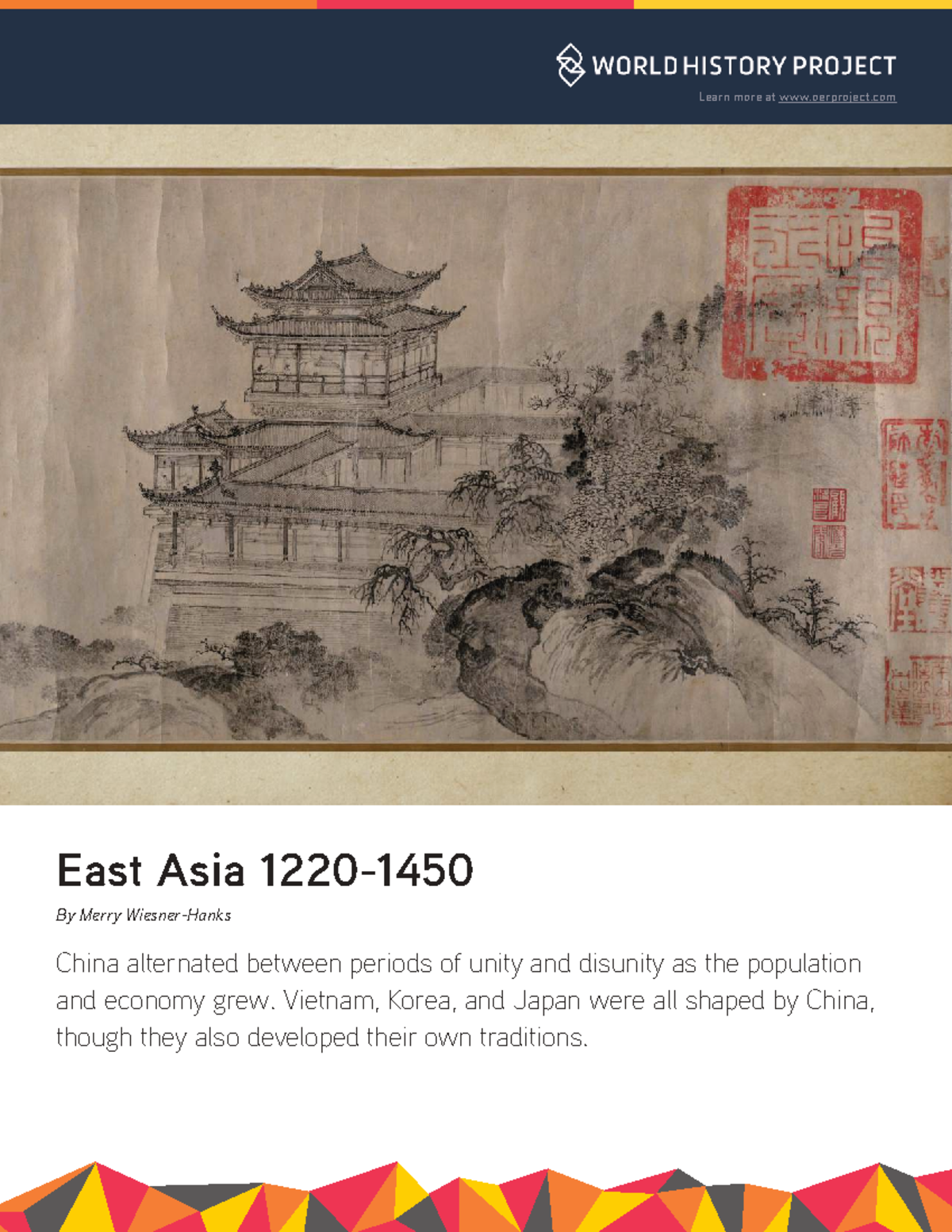 East Asia 1220-1450: Political & Cultural Developments Overview - Studocu