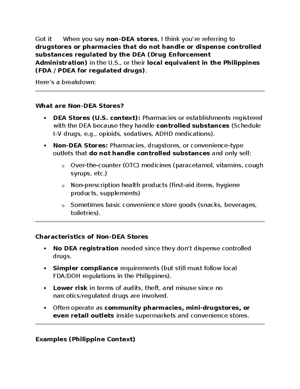 Understanding Drugstores vs. Non-Controlled Substance Stores: A Guide ...