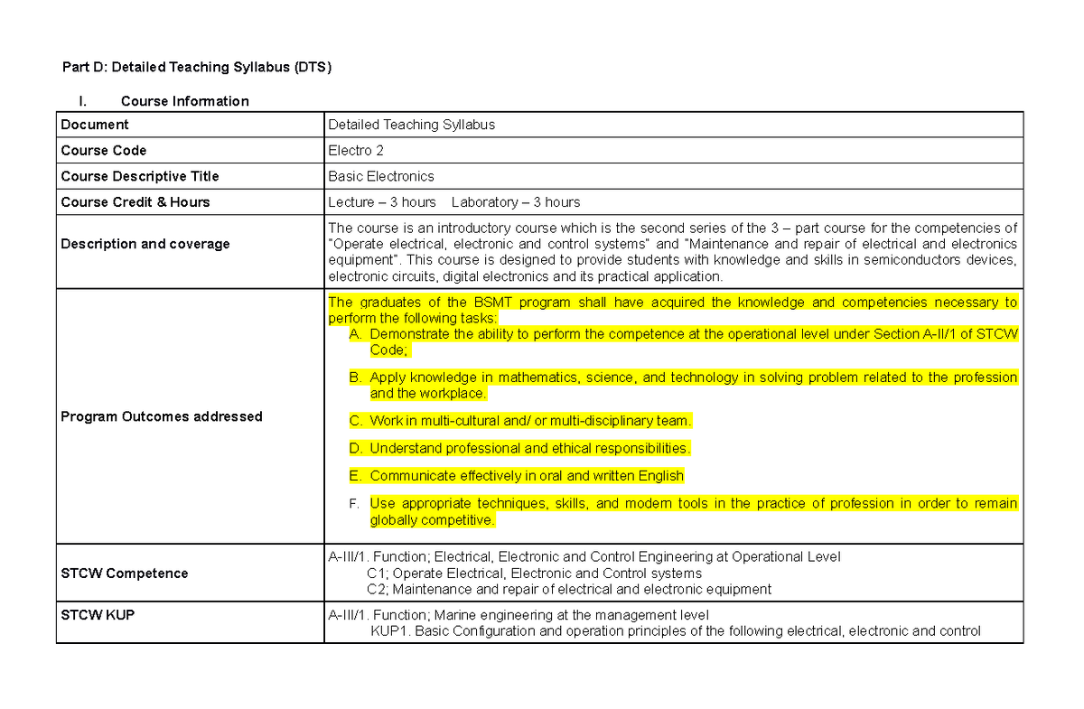 Electro 2 DTS - Comprehensive Lecture Notes on Basic Electronics - Studocu