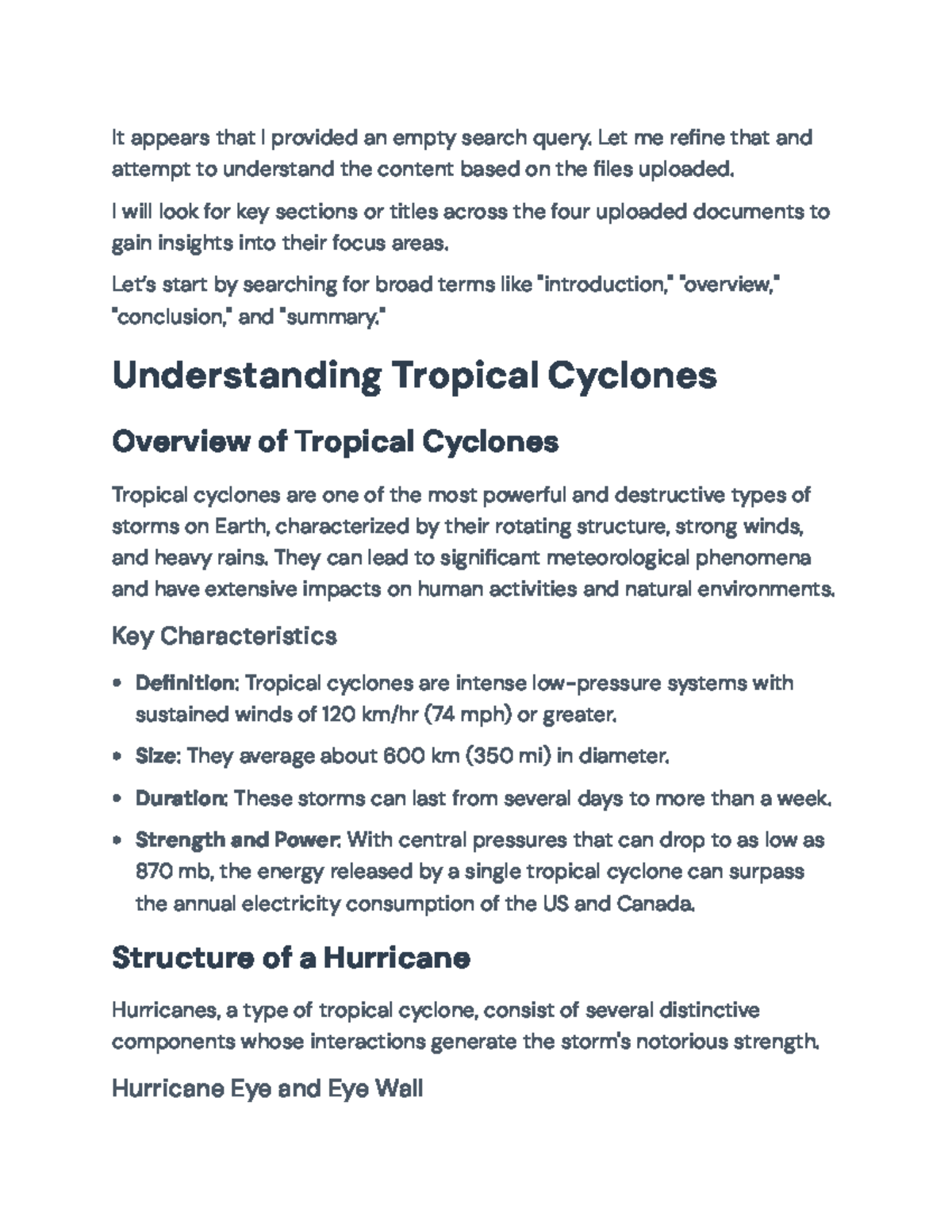 Understanding Tropical Cyclones: Formation, Development & Impact ...