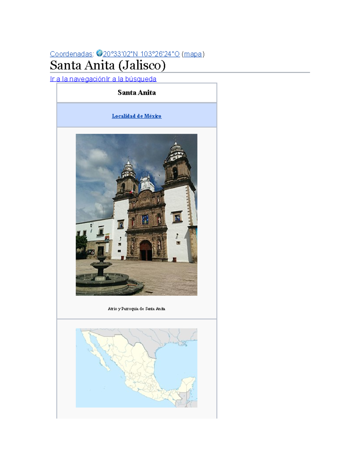 Coordenada 1 - SDFDFGDSGDSG - Coordenadas: 20°33′02′′N 103°26′24′′O ...