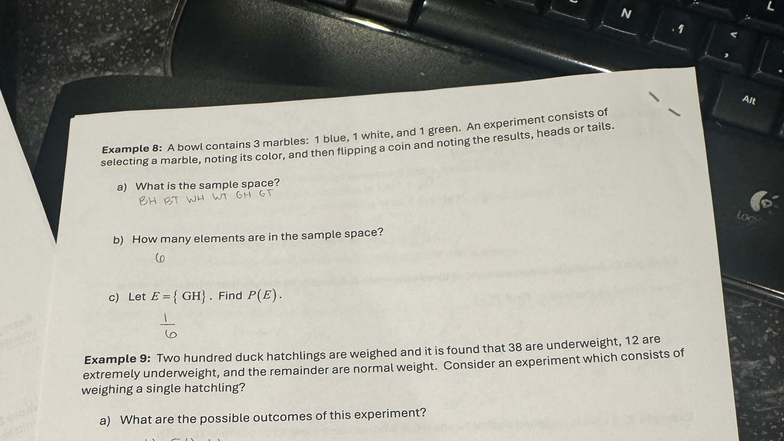 Probability Experiments: Sample Spaces & Outcomes Analysis - Studocu