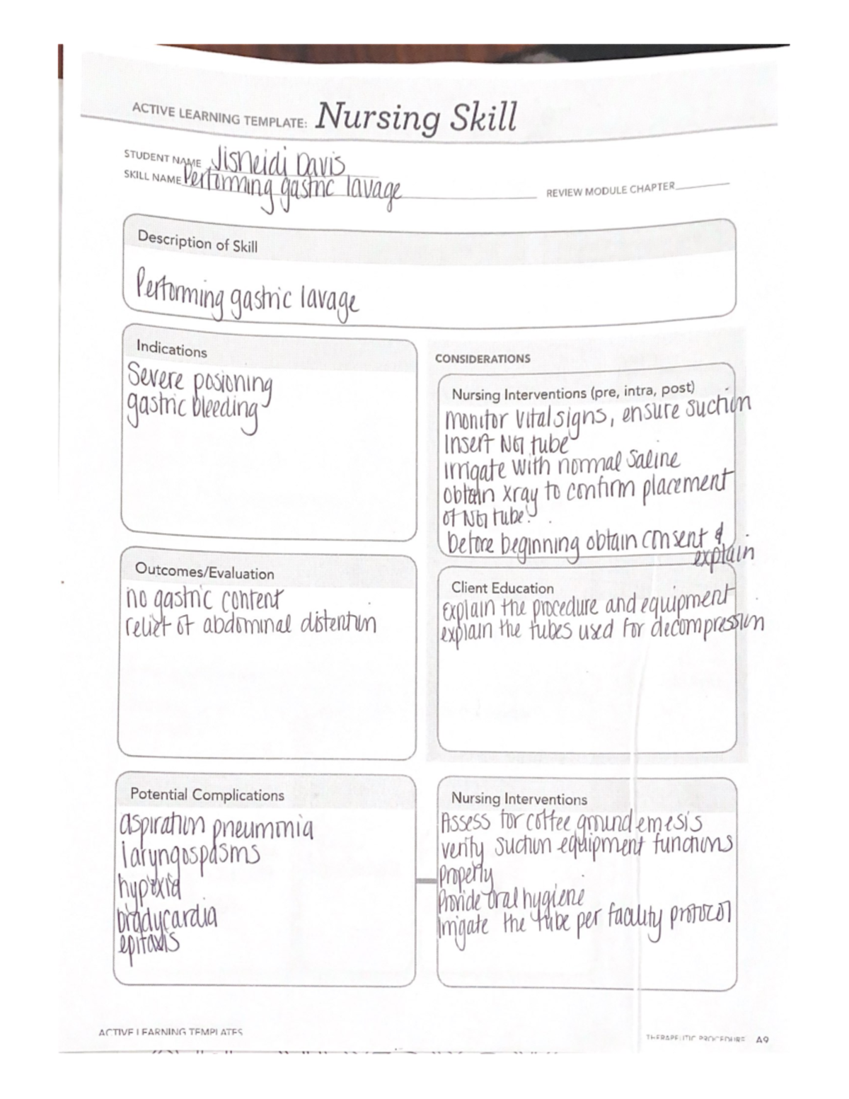 Active Learning Template: Nursing Skill - Gastric Lavage ...