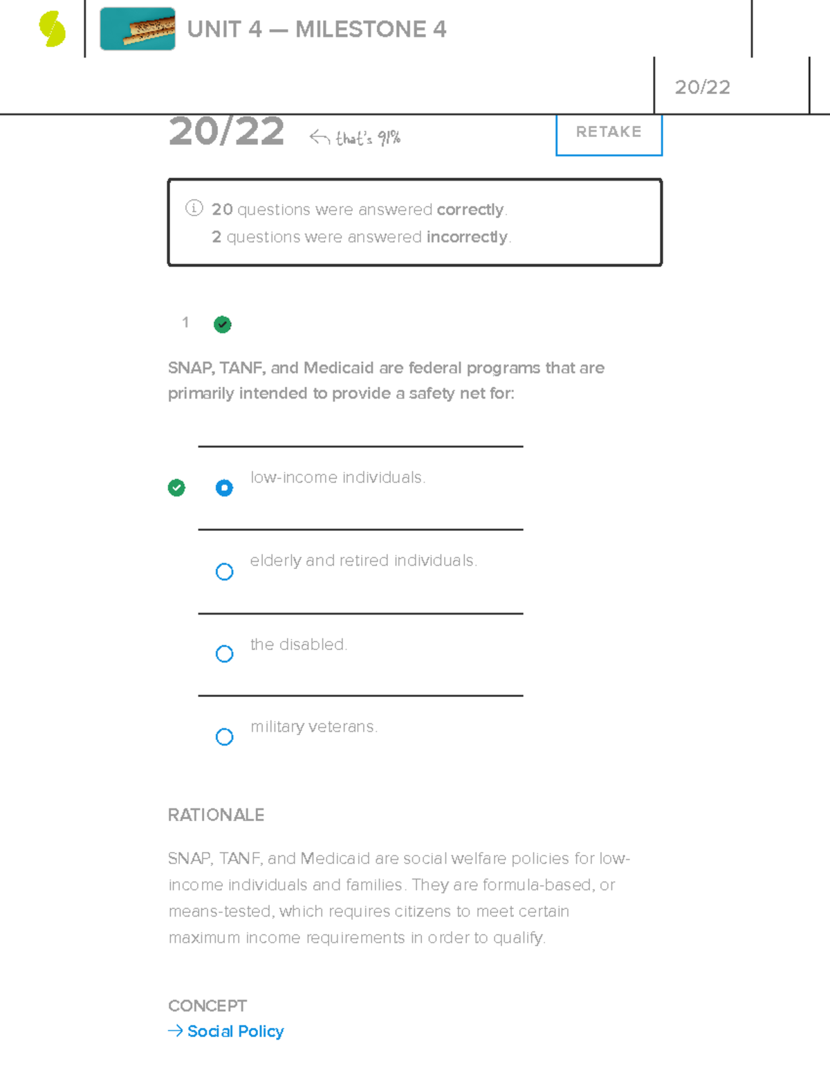 US Government Course - Milestone 4 Review and Analysis - Studocu