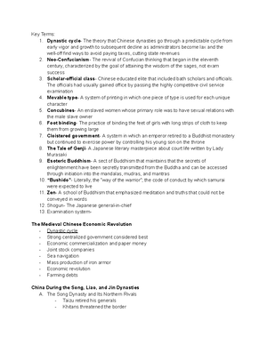 History of Civil- Chapter 1 The Earliest Human Societies - Key Terms: 1 ...