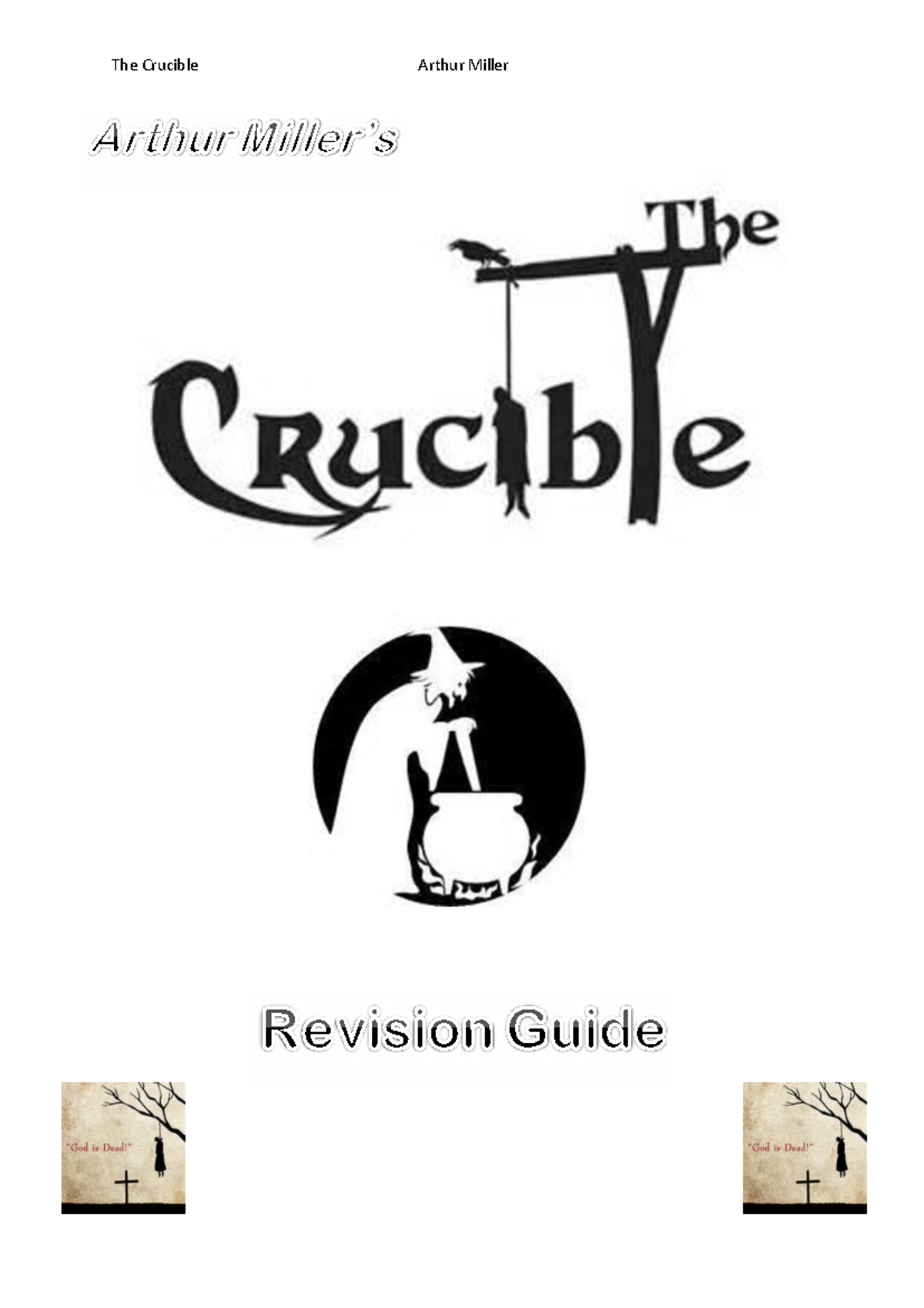Themes and Analysis of "The Crucible" by Arthur Miller (ENG101) - Studocu