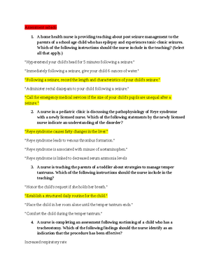 Chapter 41: Maternal - PEDs: Nursing Care of the Child with a ...