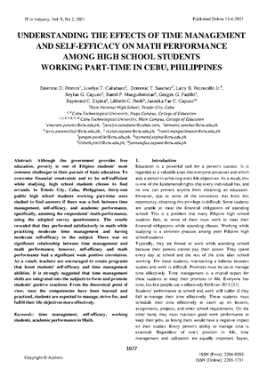 PR1- Final- Output - The Impact of Working Students to their Academic Performance of Grade 11 ...