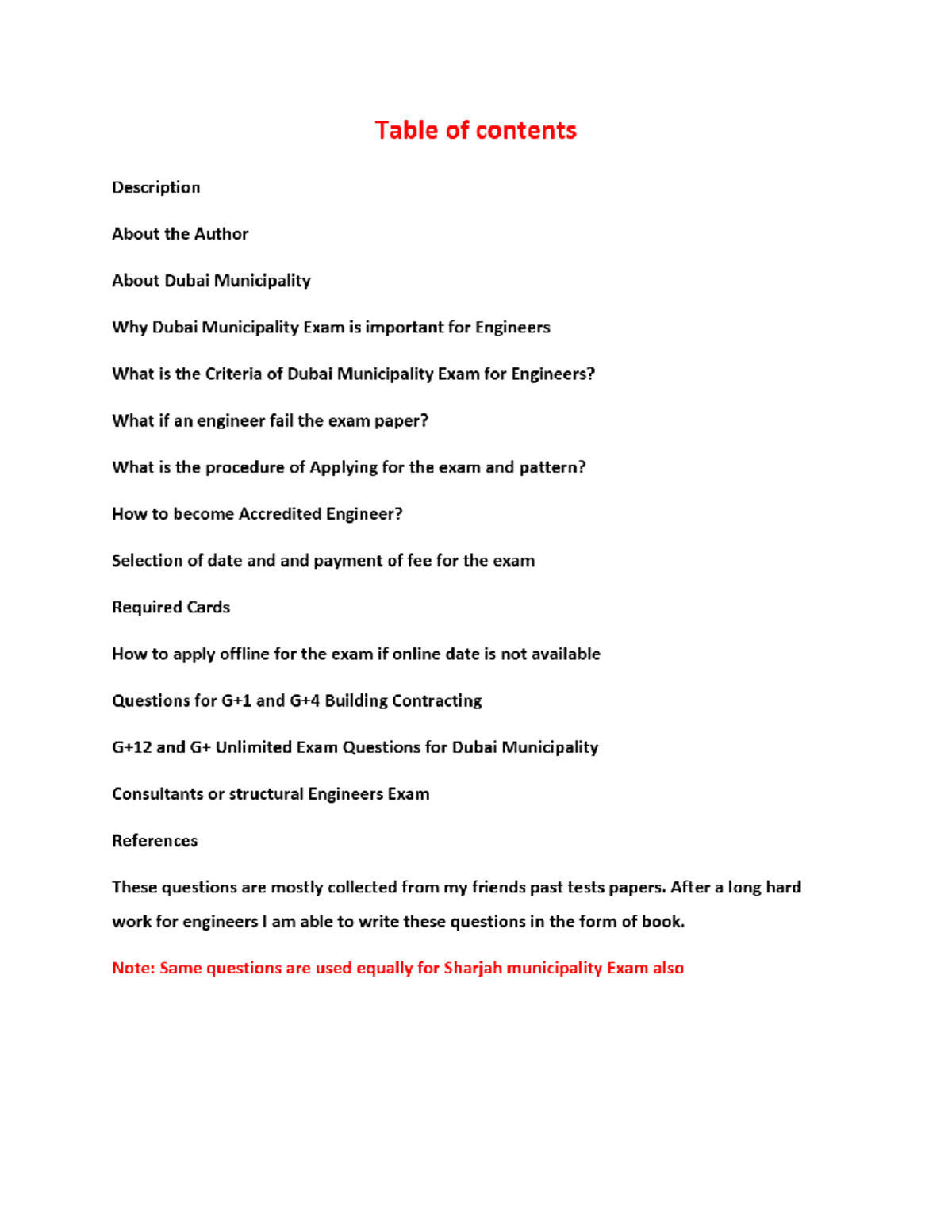 Dubai Municipality Exam Prep: Civil Engineering Q&A Guide - Studocu