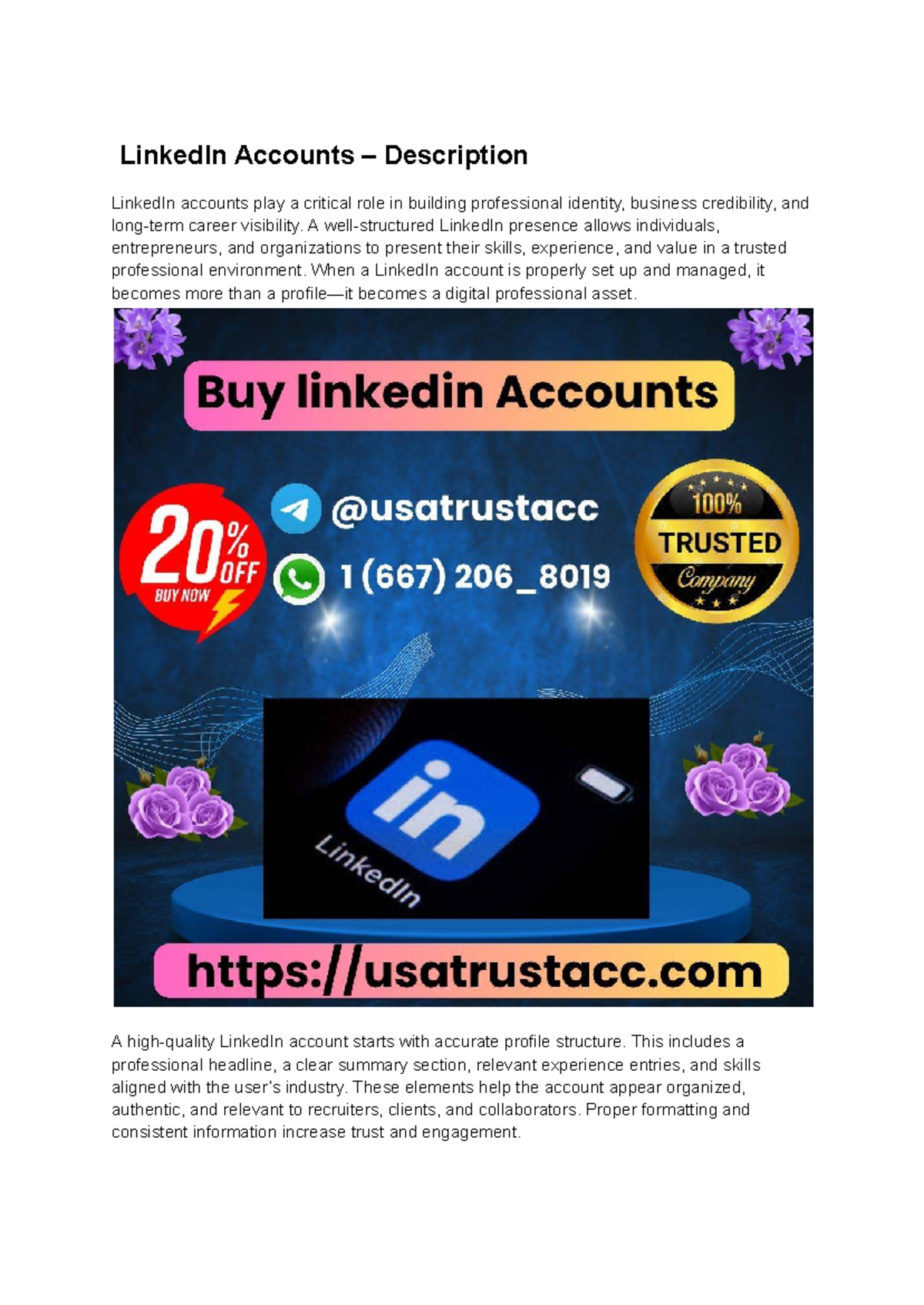 LinkedIn Account Management: Best Practices & Trusted Sources - Studocu