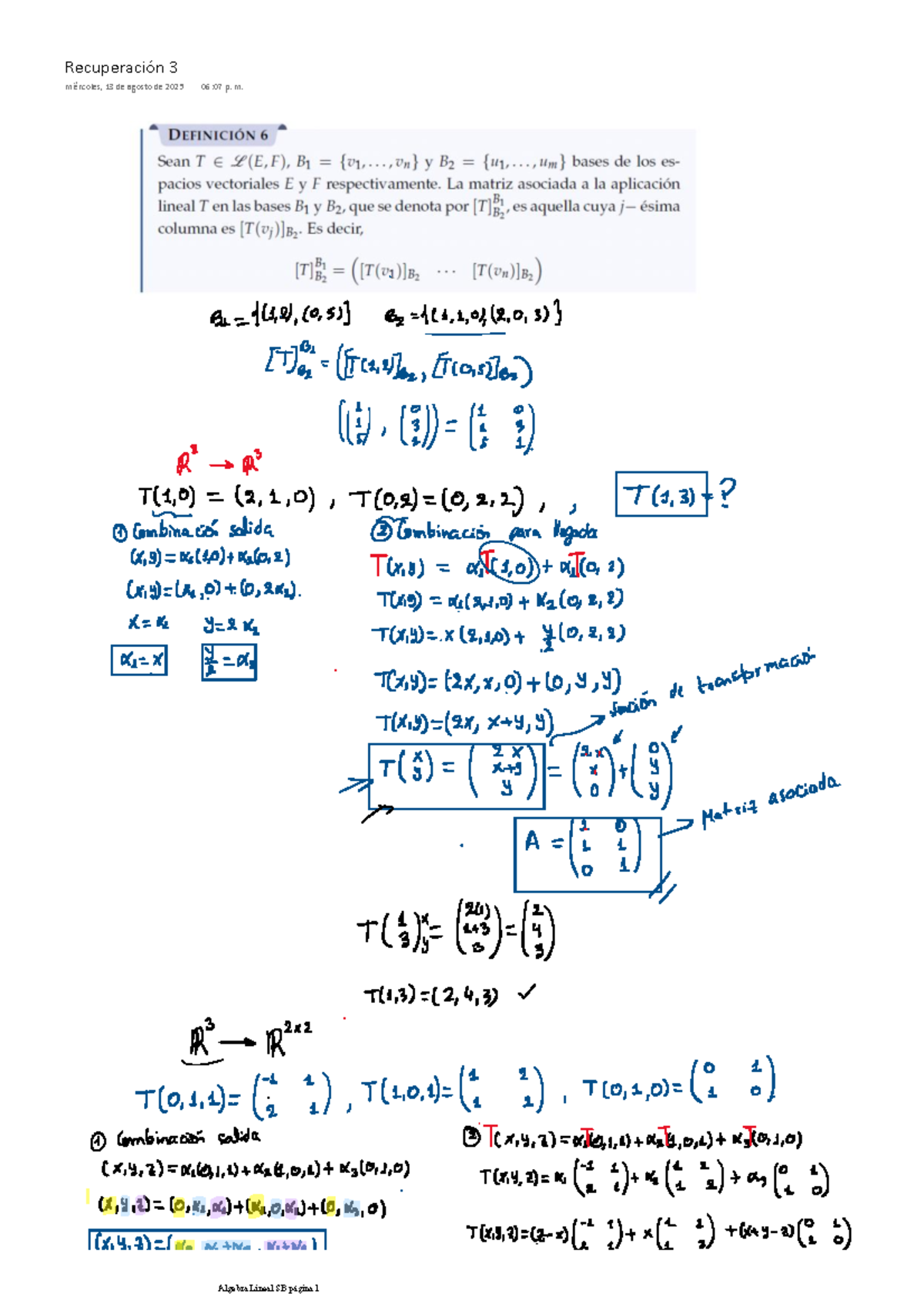 álgebra lineal - fhqlfiqreiñqeronvieqrvnervqerbe - Álgebra Lineal ...