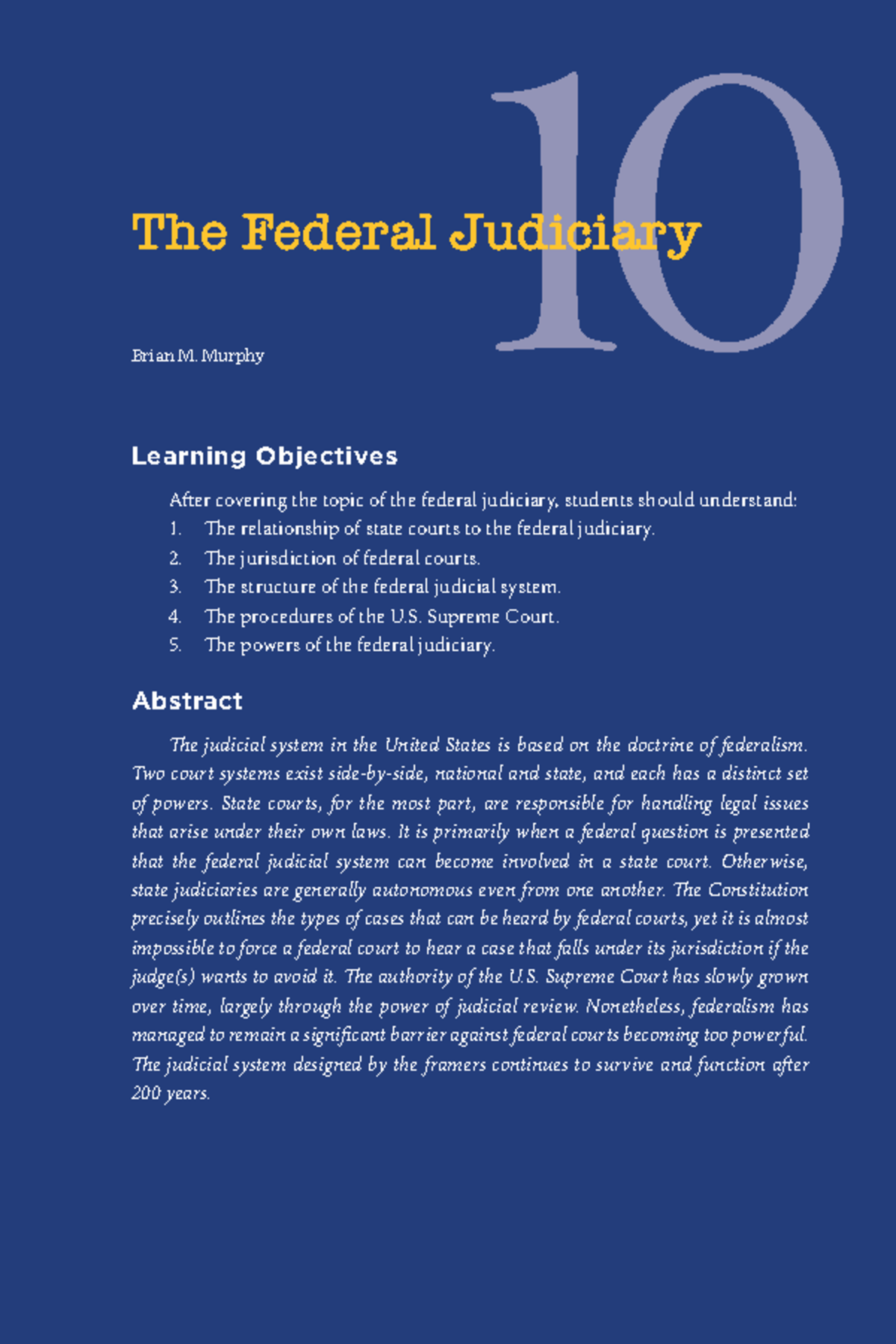 The Federal Judiciary: Powers, Structure, and Impact on U.S. Law - Studocu