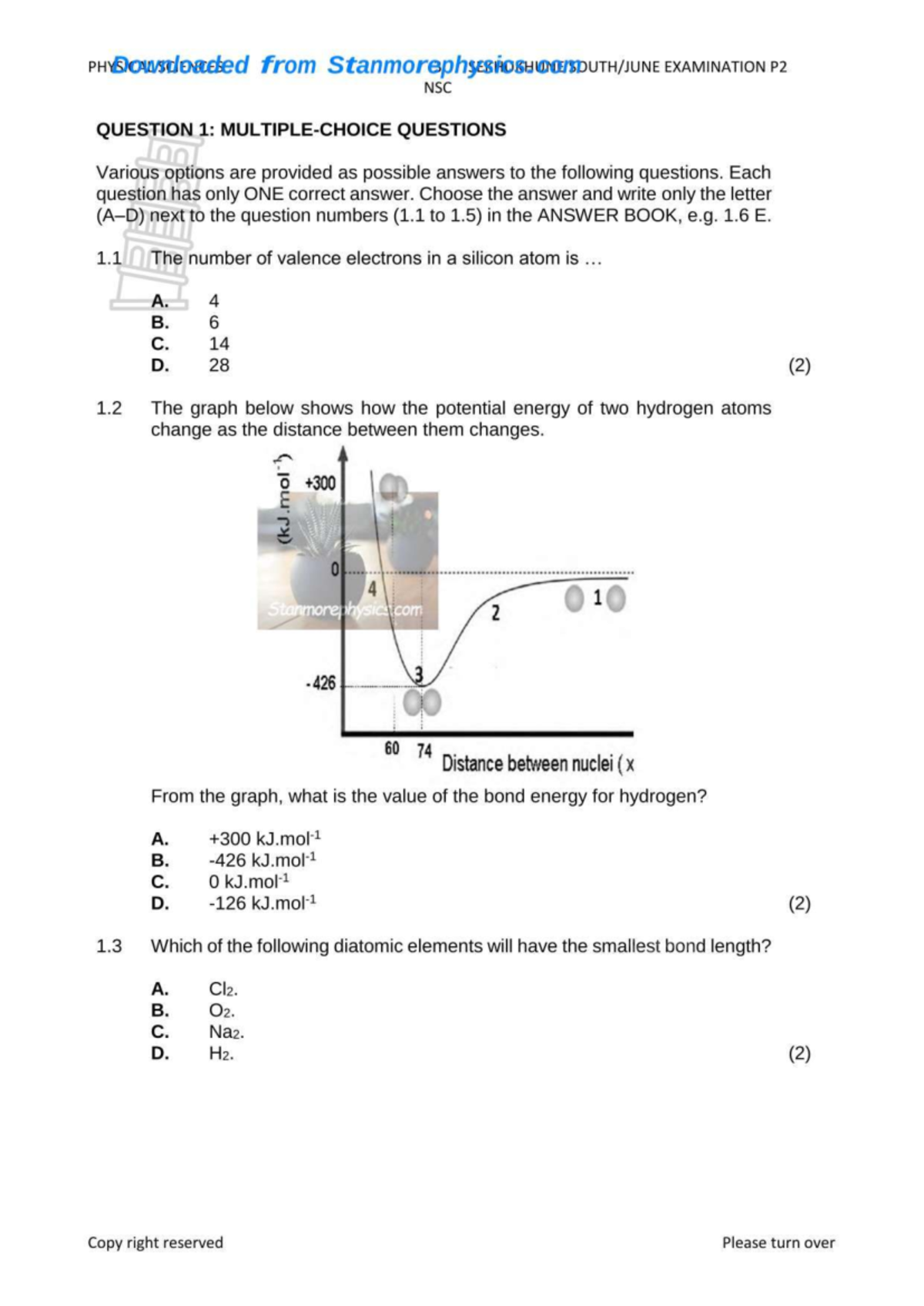 LP Physical Sciences Grade 11 Pre June 2024 Exam P2 Questions and Memo ...