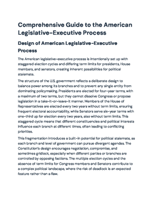 Federalist No. 51: Understanding Checks & Balances in US Governance ...