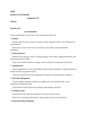 Cs510 current paper - Cs510 11:30 27 jan very important Short: 1 condition attribute and task. 2 ...