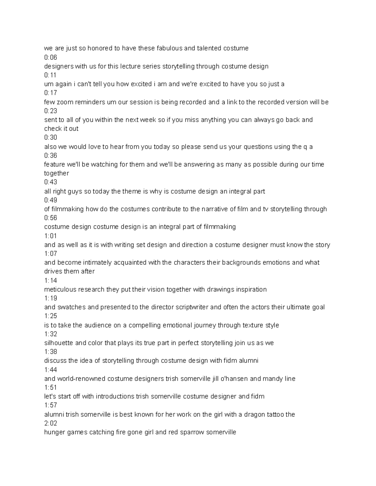 Lecture Notes: Storytelling Through Costume Design (FIDM) - Studocu