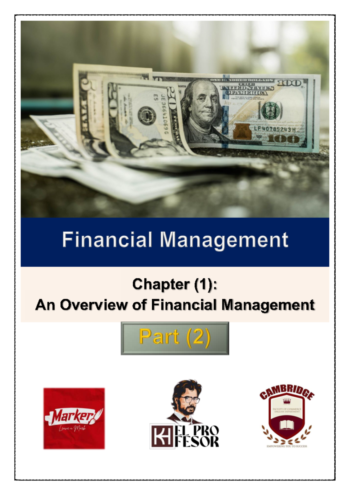 Chapter 1: Overview of Financial Management (FIN 2026) - Studocu