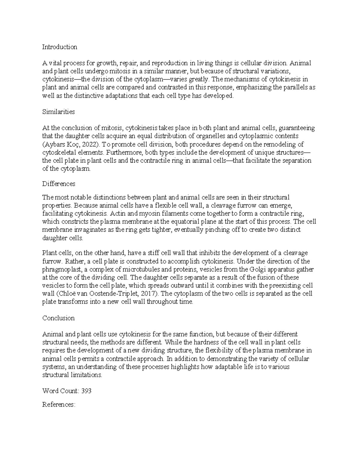 Lj Bio - learning jornal - Introduction A vital process for growth, repair, and reproduction in ...