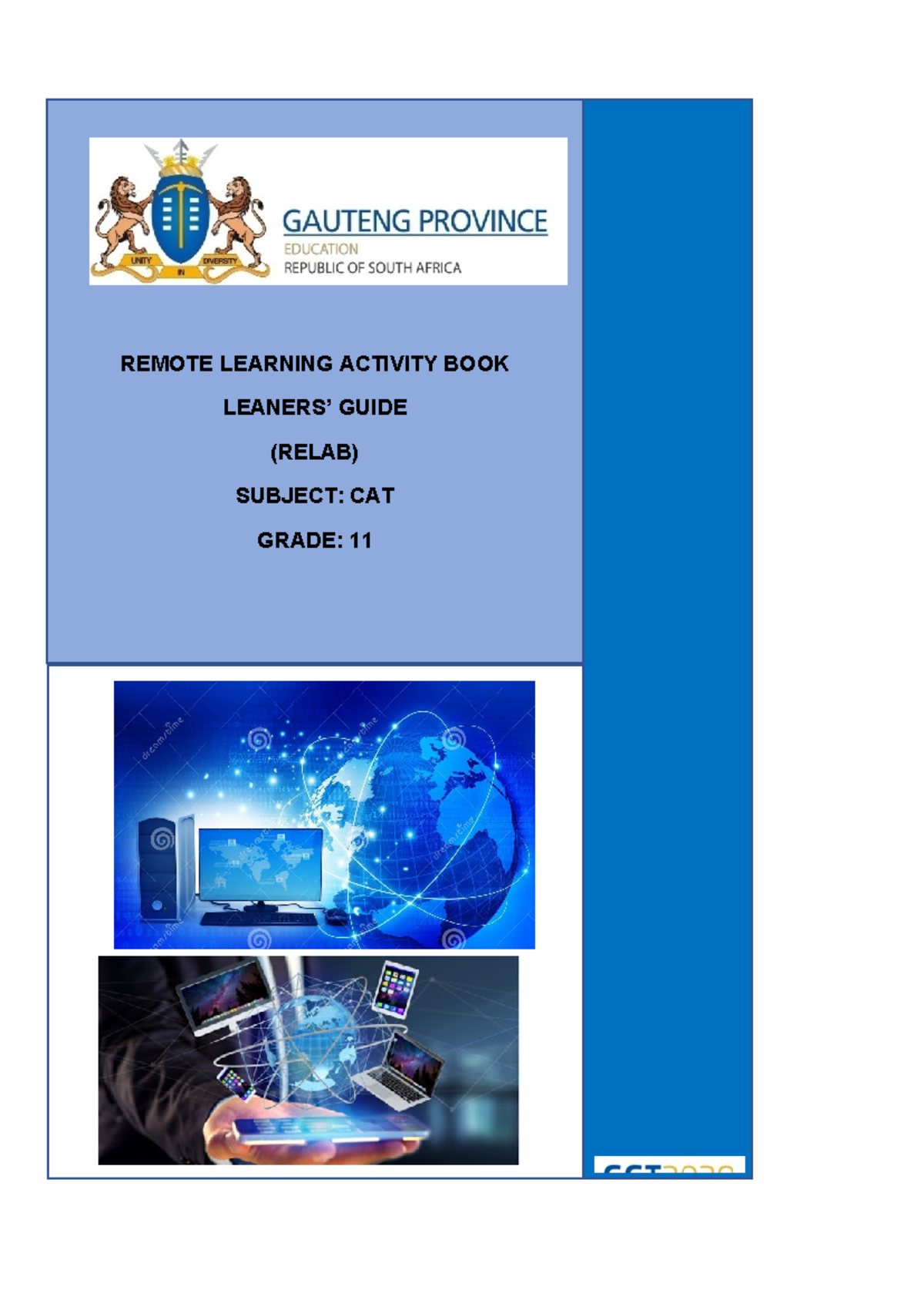CAT 11 RELAB: Comprehensive Learner Guide for Remote Learning - Studocu