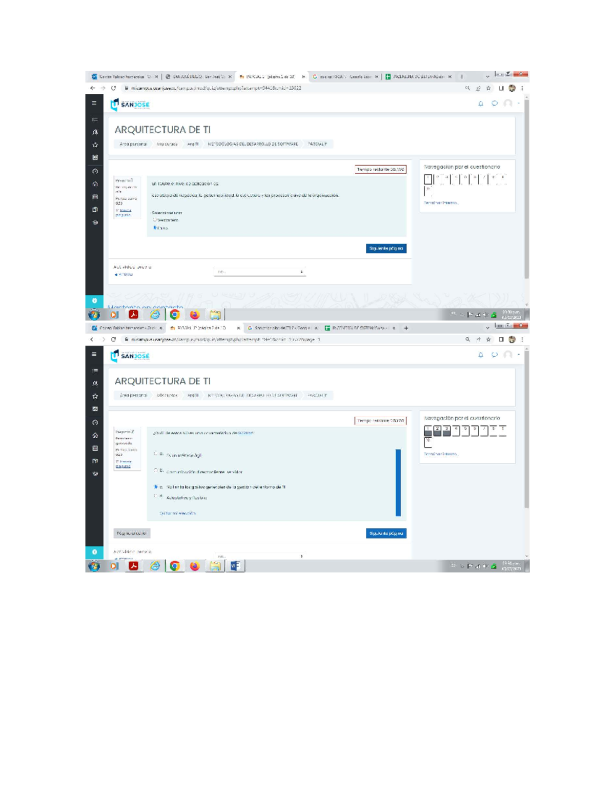 1ER Parcial de Metodologías del Desarrollo de Software - SANJOSÉ - Studocu