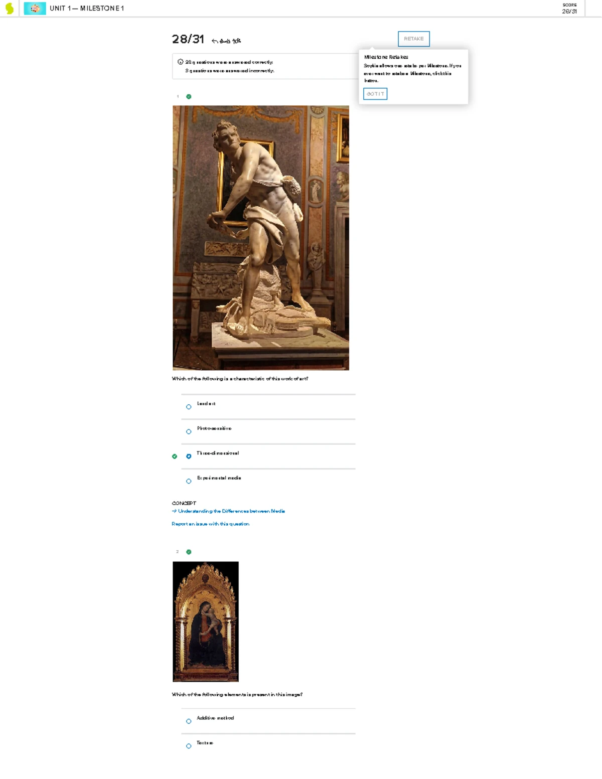 Art History UNIT 2 Milestone 2 Study Guide and Exam Preparation - Studocu