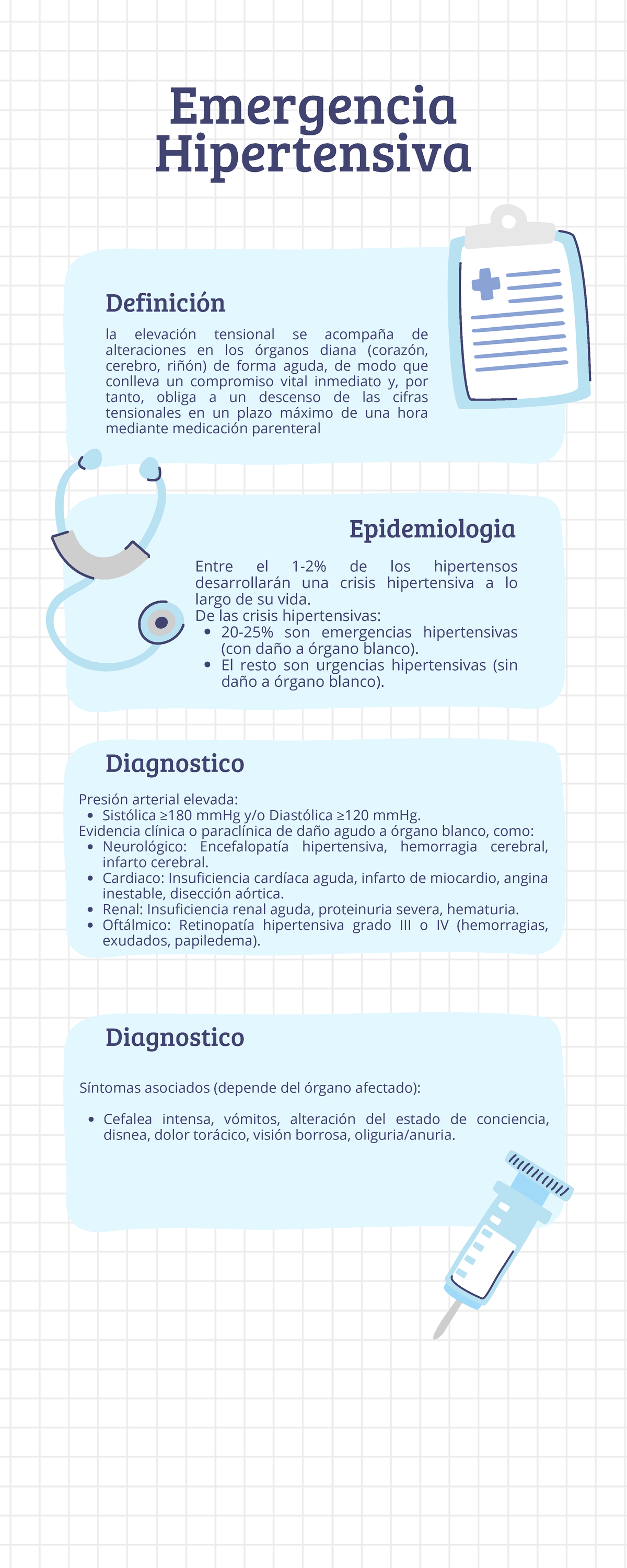 Emergencia Hipertensiva Definición Epidemiología Y Diagnóstico Studocu