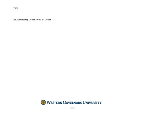 Task C105 Elementary Visual and Performing Arts Methods - Teresa ...
