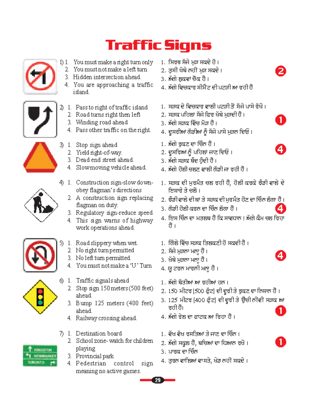 Driving Book - Traffic Signs and Regulations Guide - Studocu