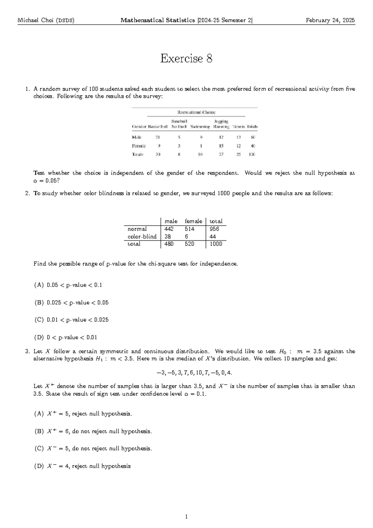 Mathematical Statistics Exercise 08 (DSDS) - Survey Analysis ...