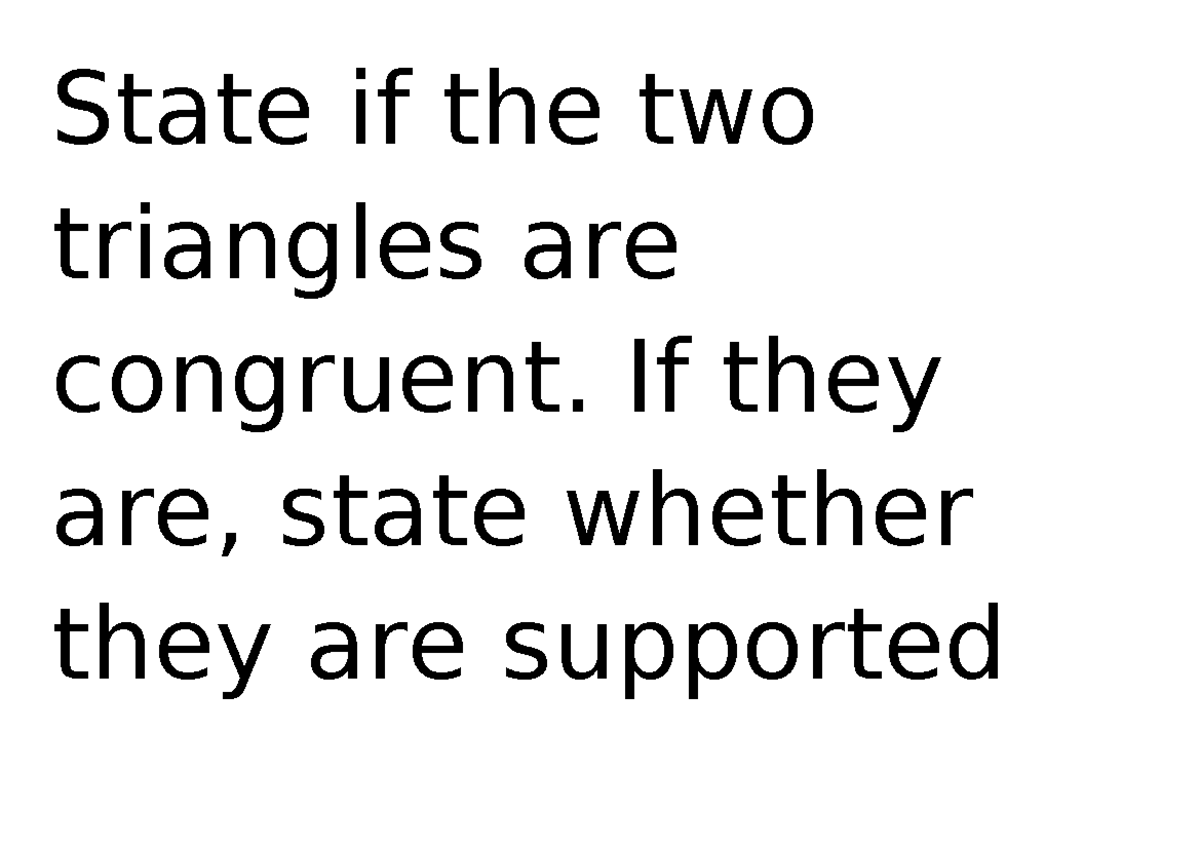 Triangle Congruence & Angle Relationships in GMATHS: Visual Aids - Studocu
