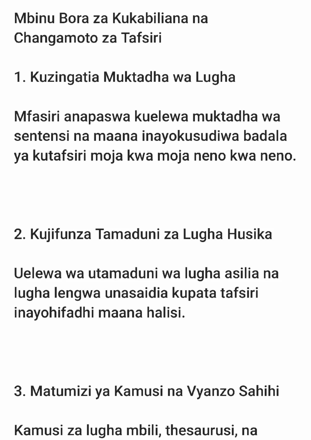 Matangazo: Maana, Kazi na Mbinu za Kuandika Tangazo Bora - Studocu