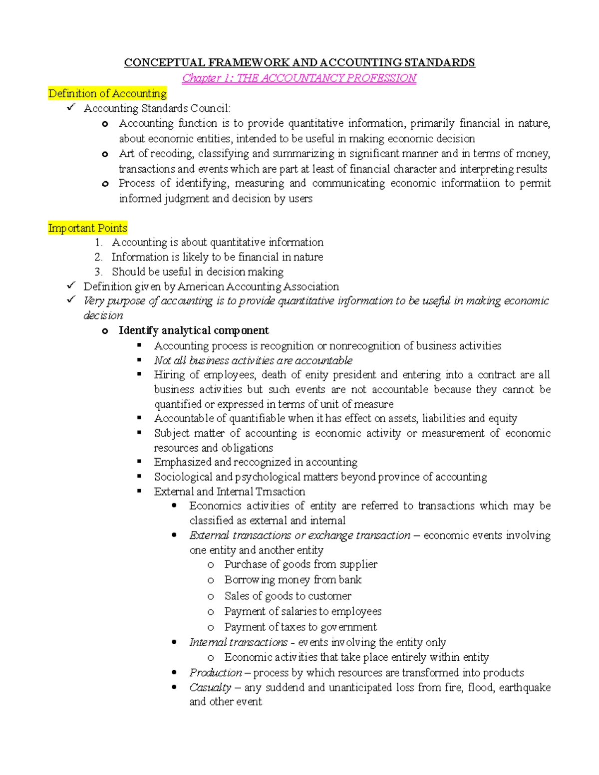 PAS 1 - PAS 1: Presentation of Financial Statements Overview of the PAS ...