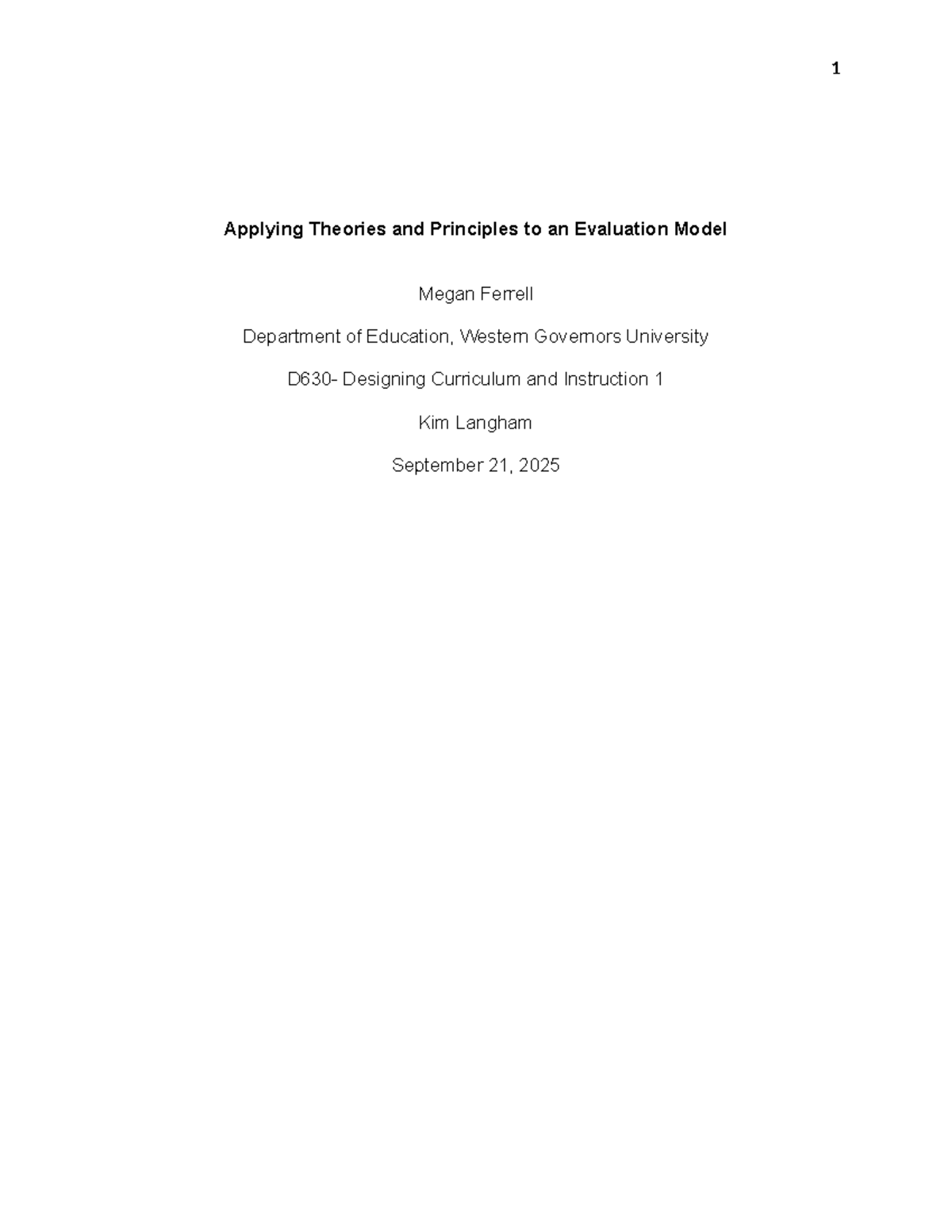 EDU 101: Evaluating Envision Mathematics Curriculum Model - Studocu