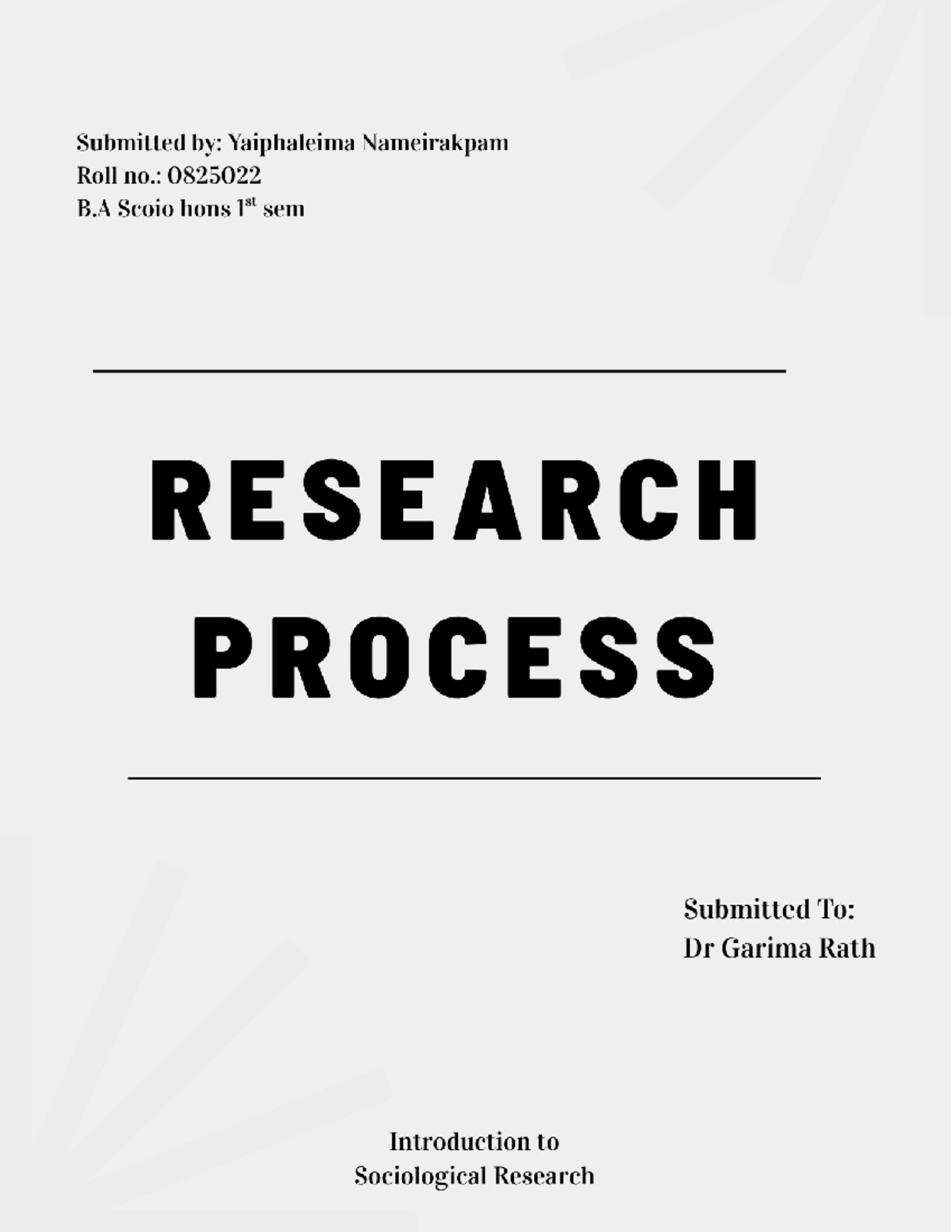 SOC 101: Understanding Social Research Methods and Theories - Studocu