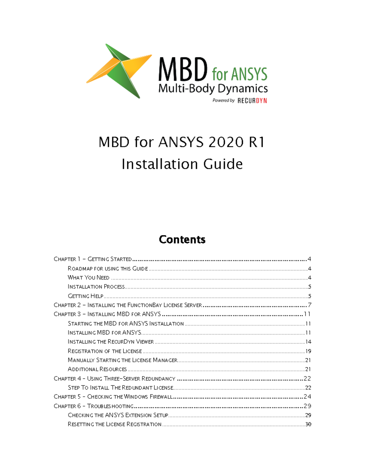Installation Guide - ggterj fghtgh fdhg - Installation Guide - MBD for ...