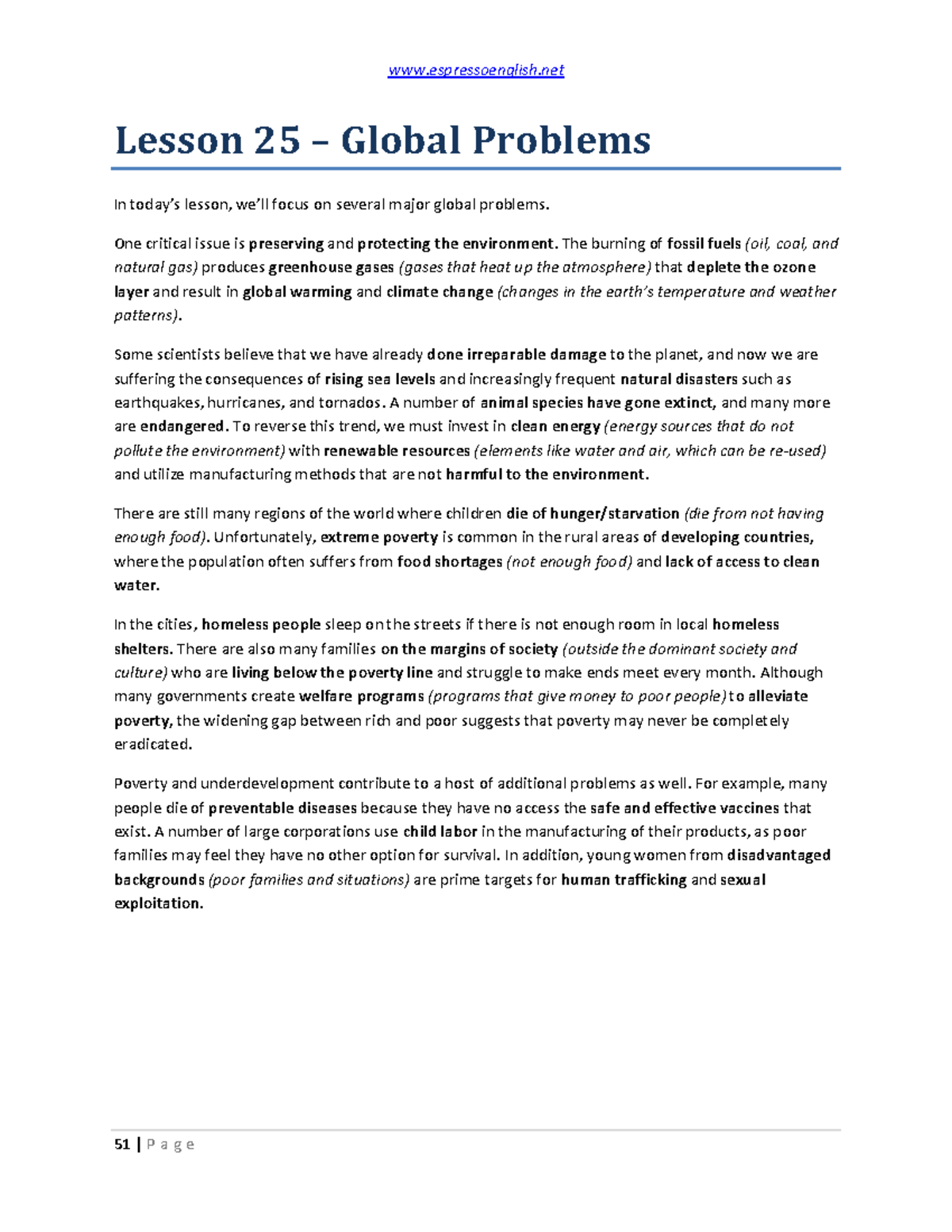 Global Problems 2: Environmental Issues and Poverty Challenges - Studocu