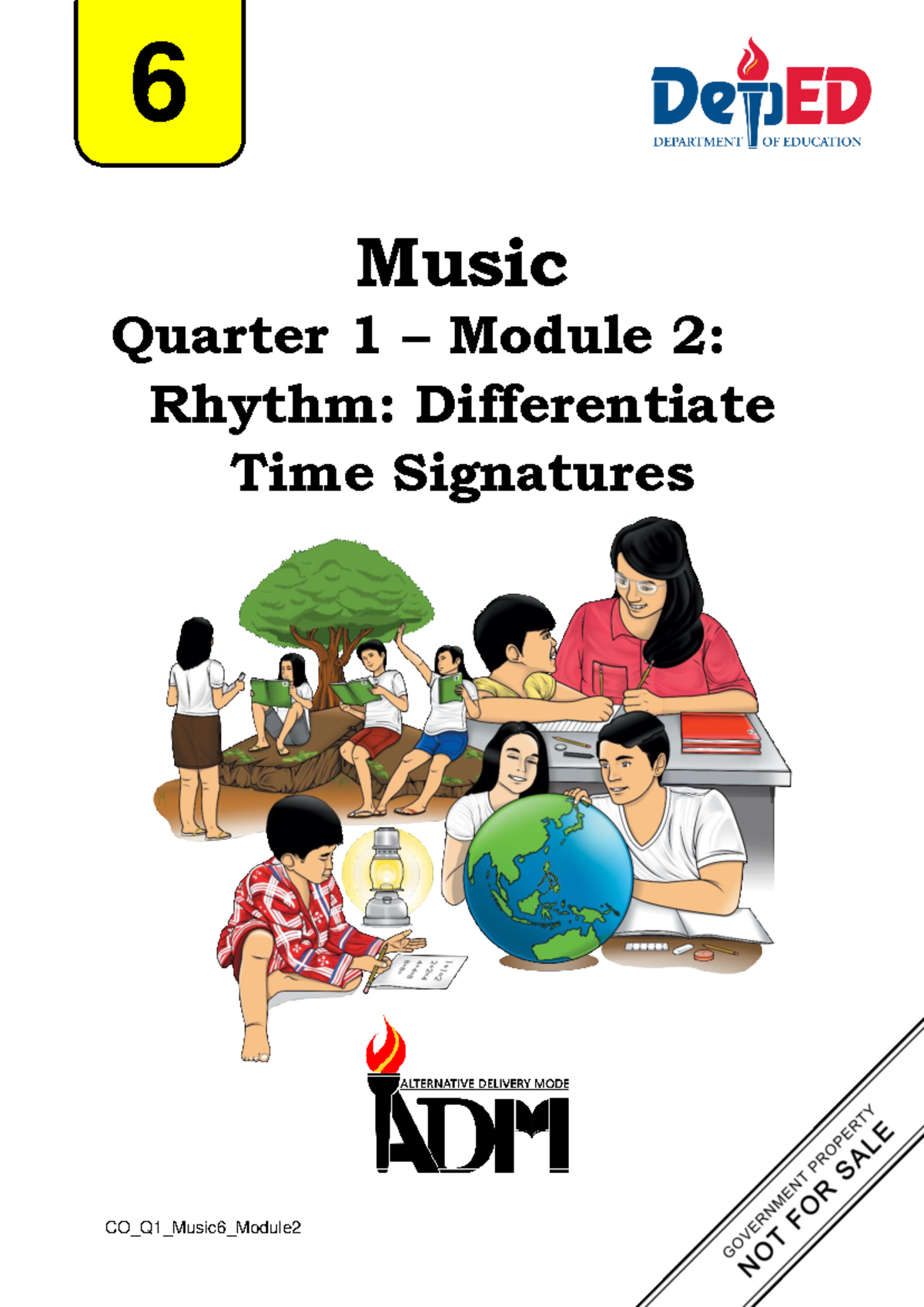 Music 6 Q1 Mod2: Differentiating Time Signatures in Rhythm - Studocu