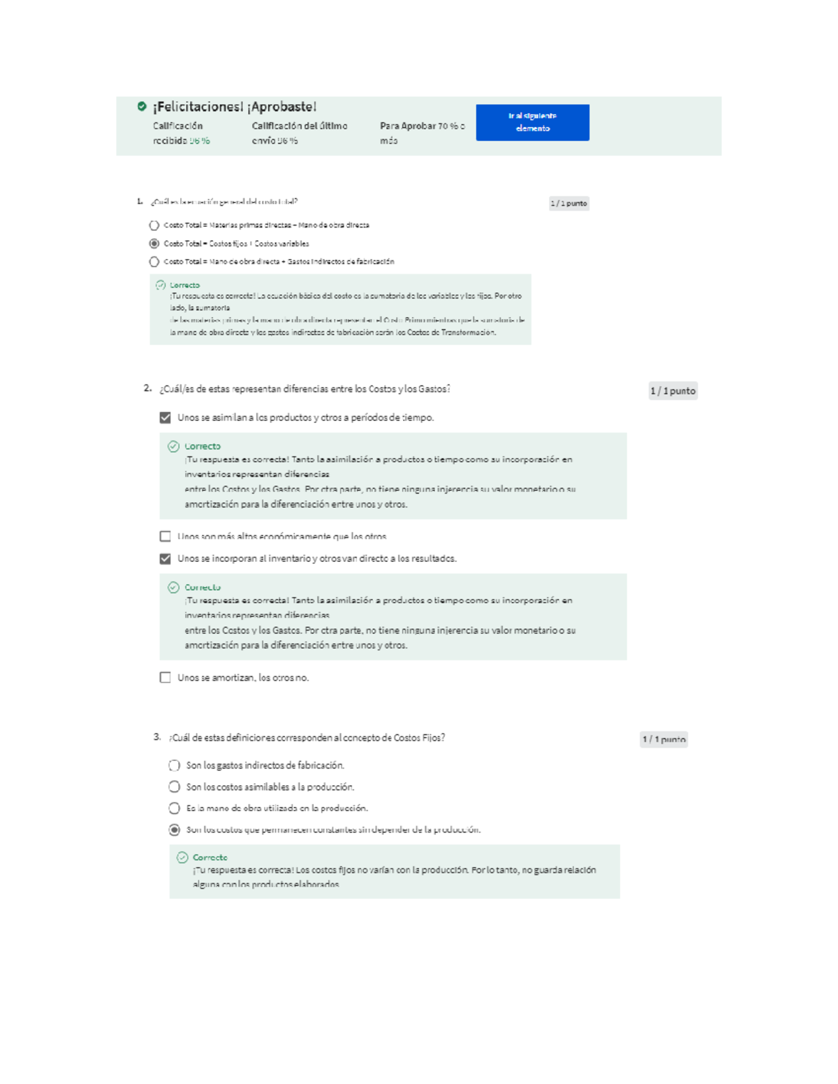 Quiz 3: Contabilidad de costos y planeamiento a corto y largo plazo ...