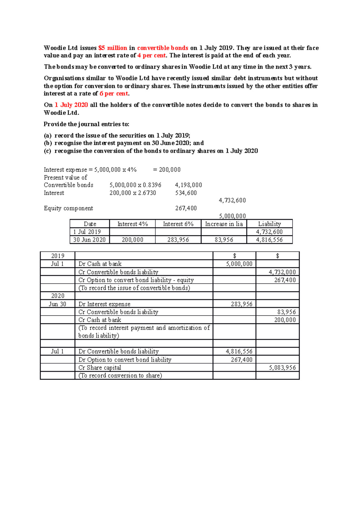 T9 Accounting for Financial Instruments and Convertible Bonds - Studocu