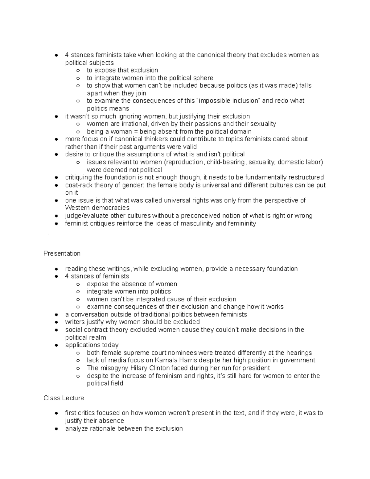 “Feminist Theory and Canon of Political Thought” by Linda Zerilli - 4 ...