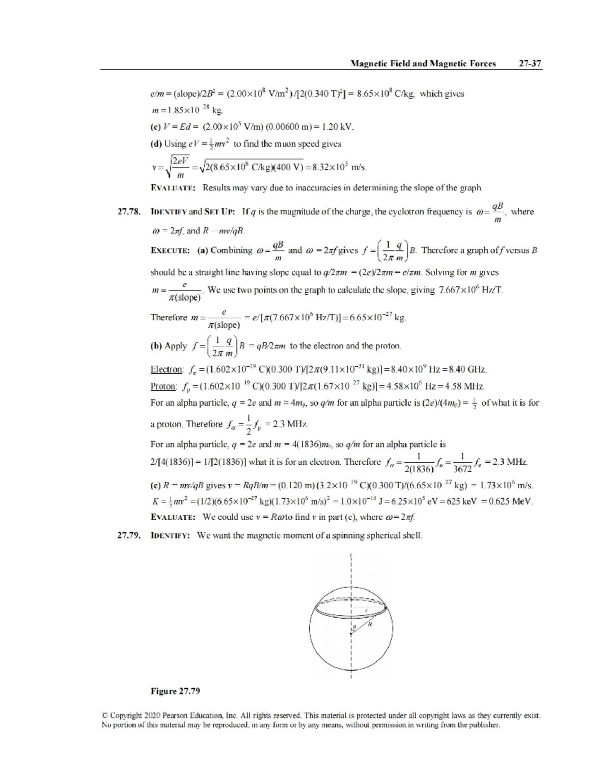 Magnetic Field and Forces Analysis - University Physics (15th Ed) - Studocu